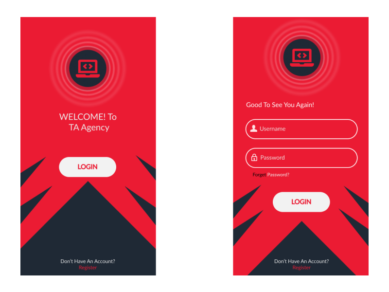 App Login Screen UI Design With Figma by Ali Mehboob on Dribbble