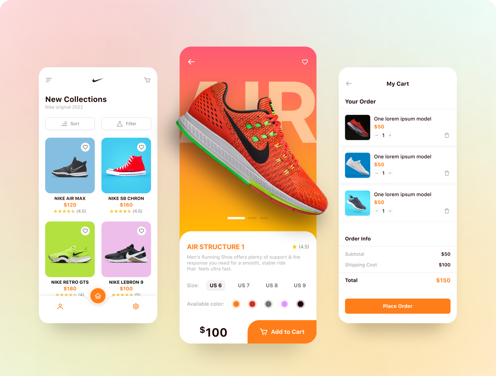 Shoes App by Dhananjay Sharma on Dribbble
