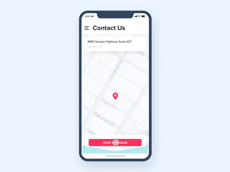 Contact Us Form Interaction by Dux Nguyen on Dribbble
