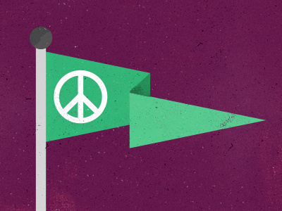 Peace Flag by Micah Lindenberger on Dribbble