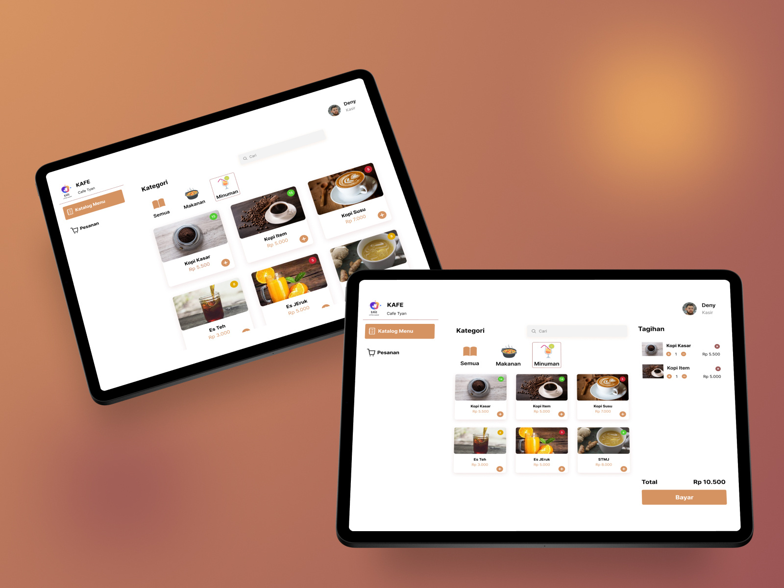 Point of Sales App for Coffee (POS System) by Amiroh Adillia on Dribbble