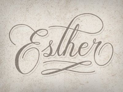 Esther by Chris Petersen on Dribbble