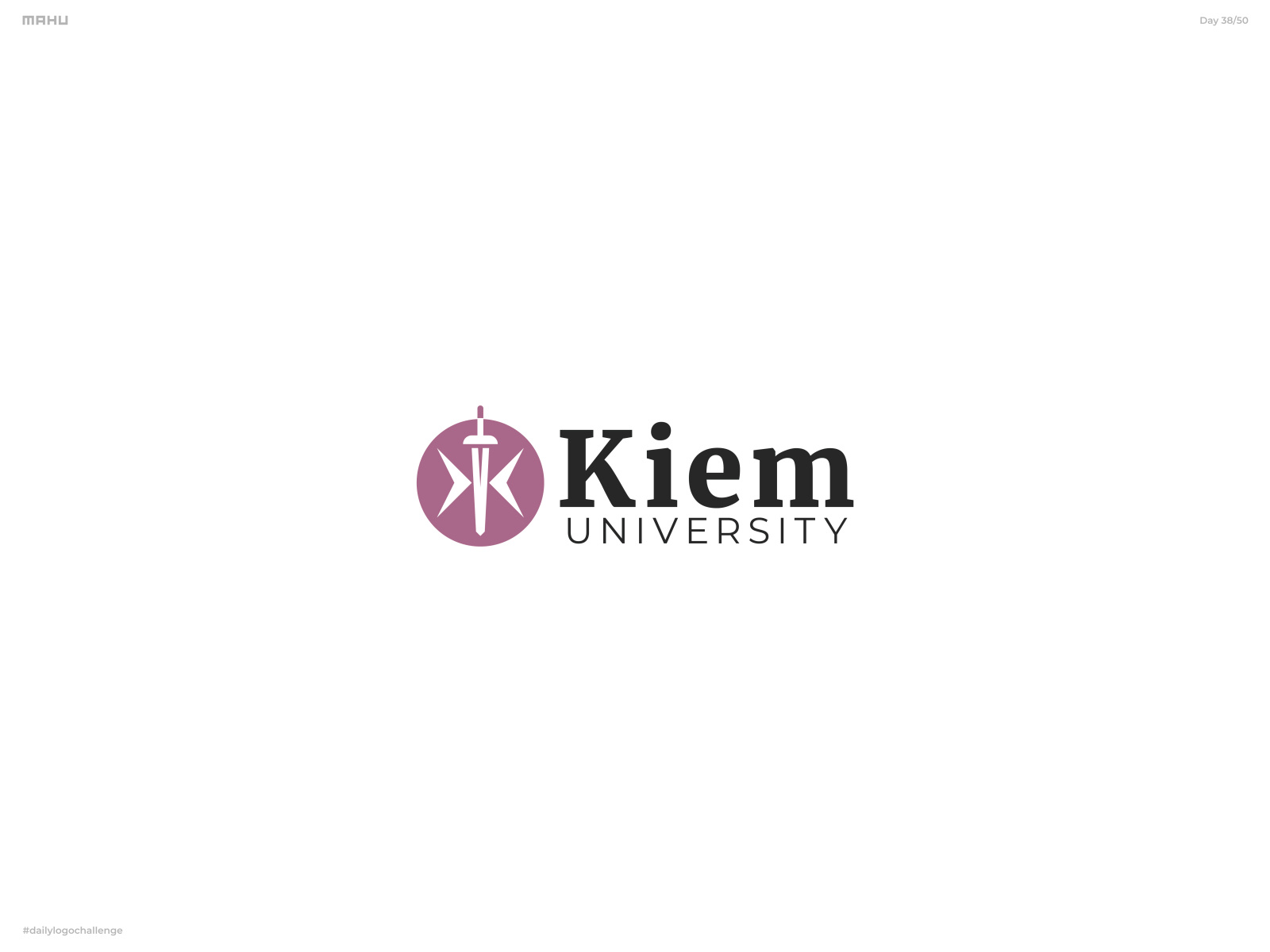 College/University Logo - Kiem University by Mahran Zameel on Dribbble