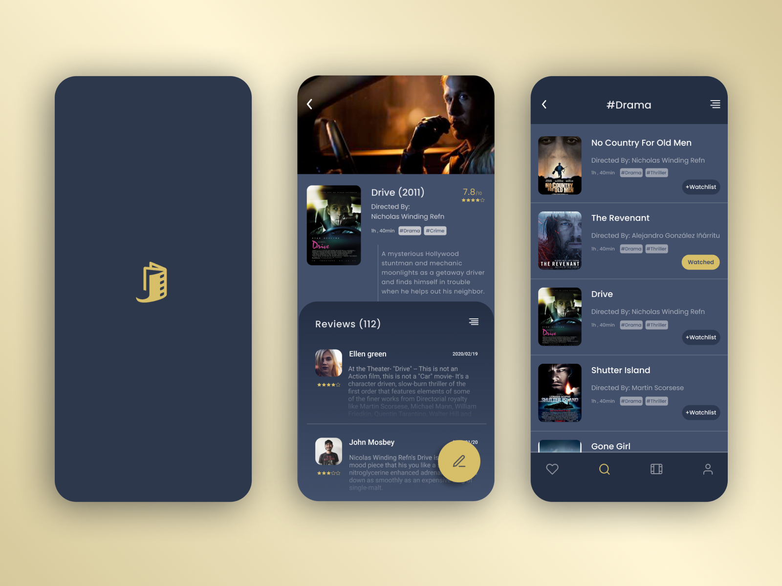 MovieBox Application by Parisa Jafarnejad on Dribbble