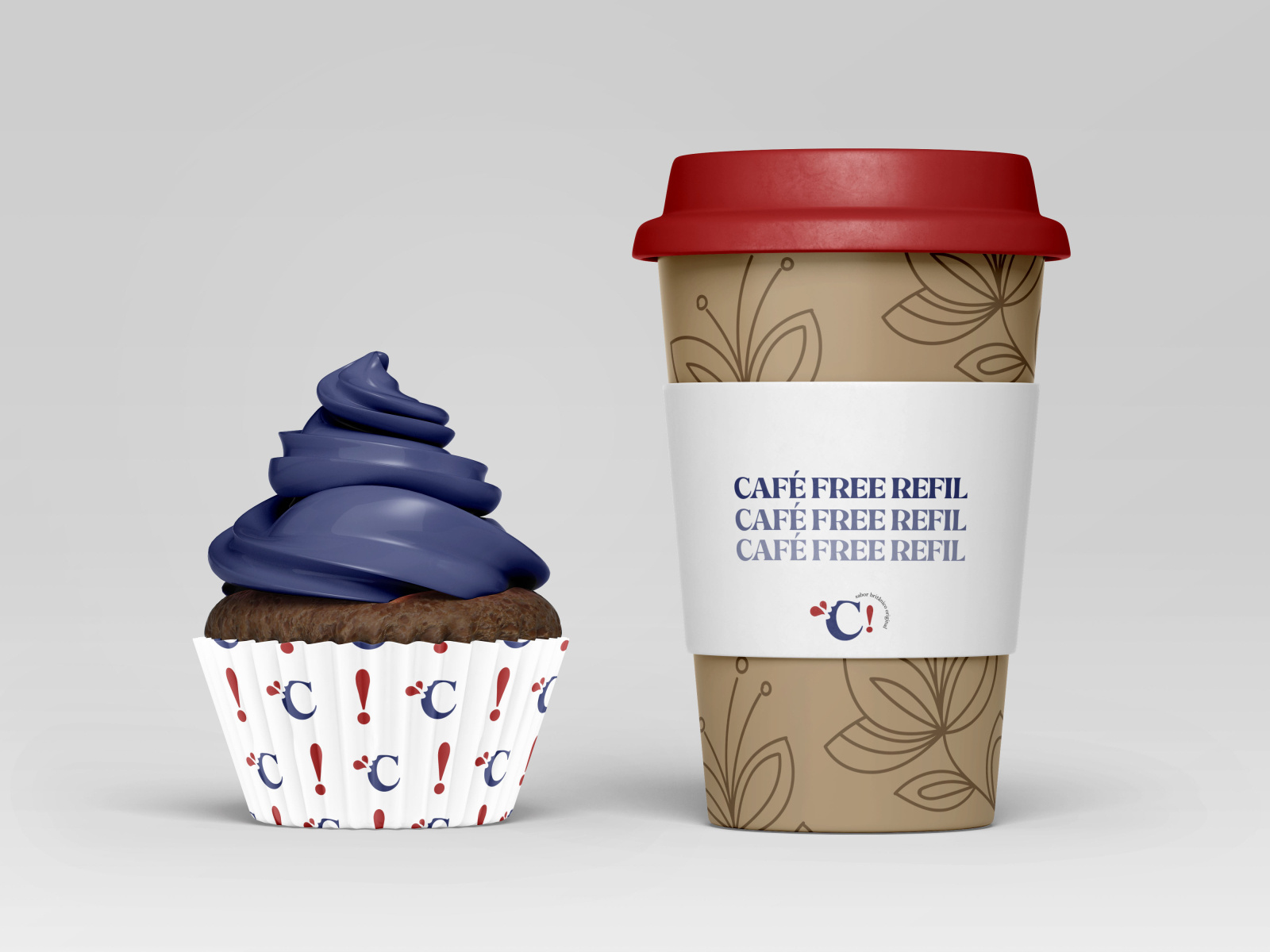 Cupcake logo by Angela Carvalho on Dribbble