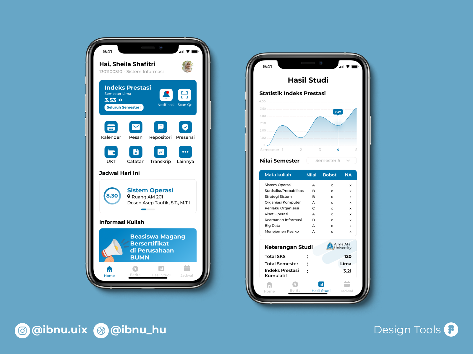 Student Academic Mobile App by Ibnu Humajah on Dribbble