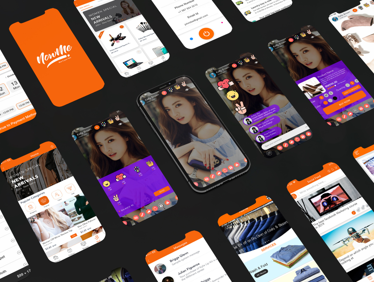 Now Me App Now is your time by geektech on Dribbble