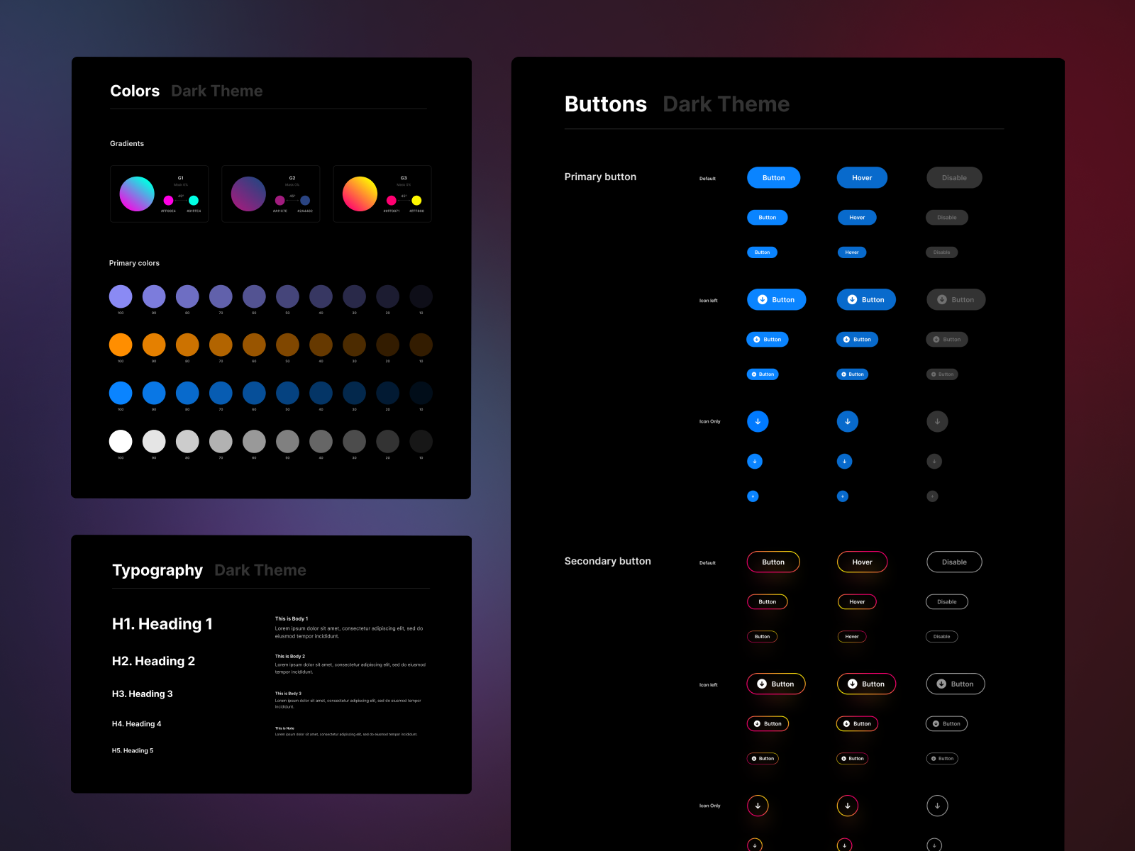 Design System elements for Vectornator by Jean Massad for Konpo on Dribbble
