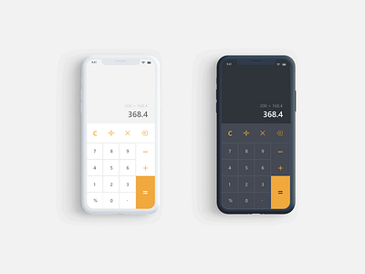 Calculator by Abel on Dribbble