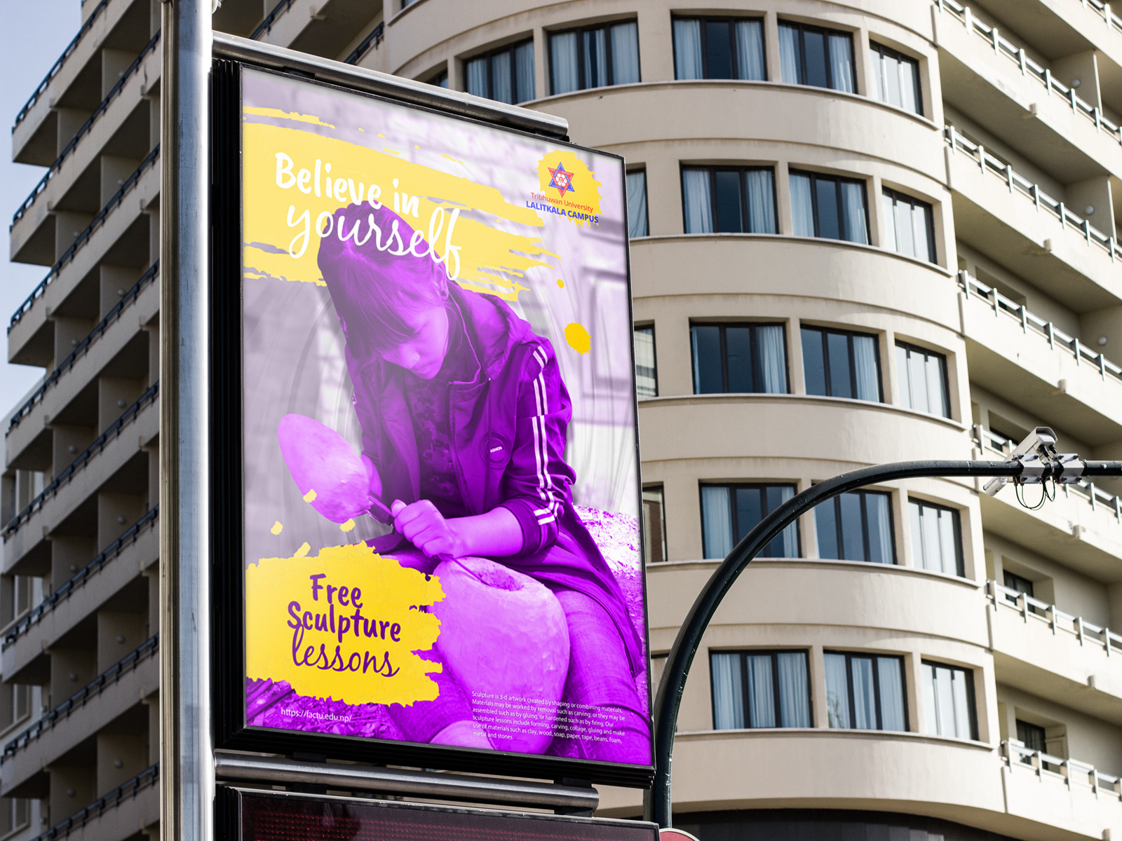 Poster Design For Lalitkala Campus by Binod Shrestha on Dribbble