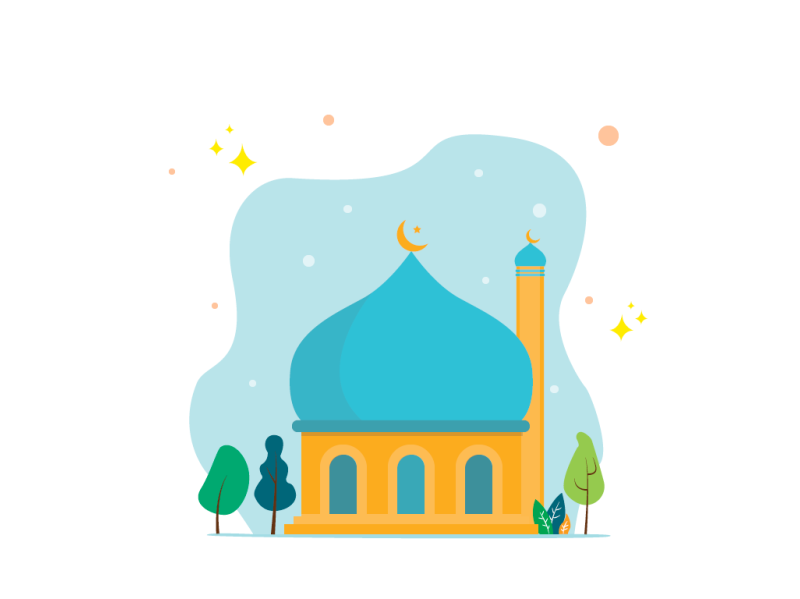 Mosque by Laraib Iqbal on Dribbble
