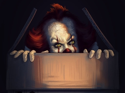 Pennywise wallpaper by Devarya Ganjekar on Dribbble