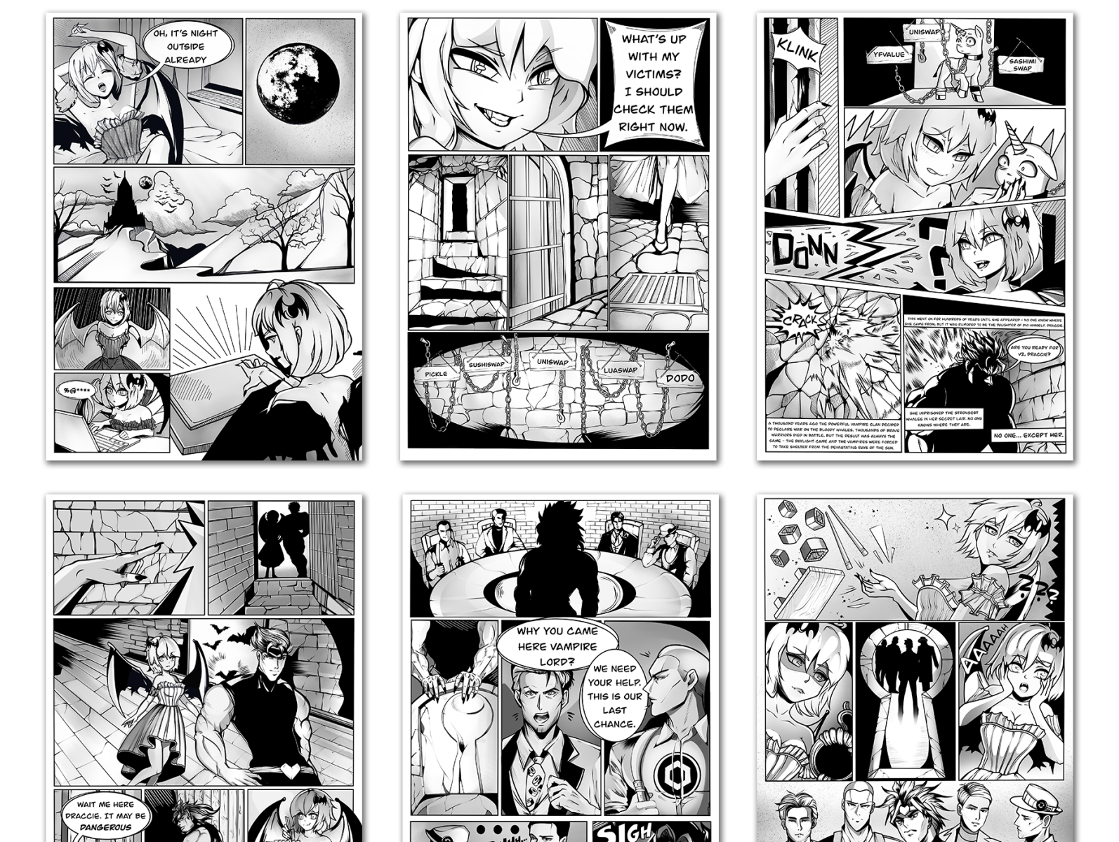 Comics Dracula Protocol by Eve on Dribbble