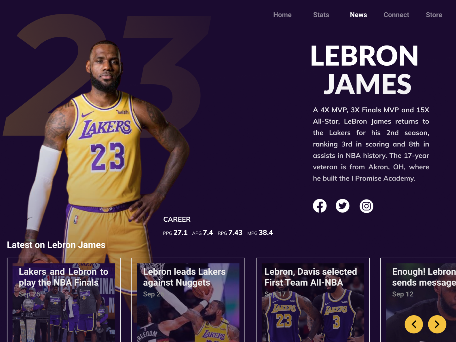 Daily UI 051/Press Page by Adolfo Graña on Dribbble