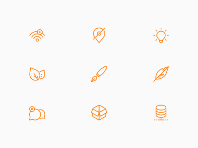 Line Icons by Bruno Pierini on Dribbble