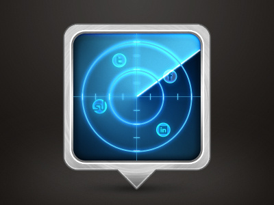 Social Radar by Matt Pringle on Dribbble