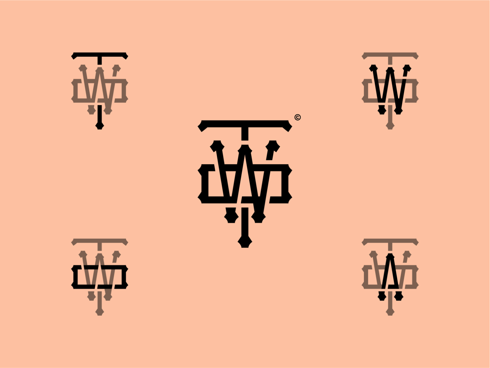 TWoA Monogram by Ben Levart on Dribbble