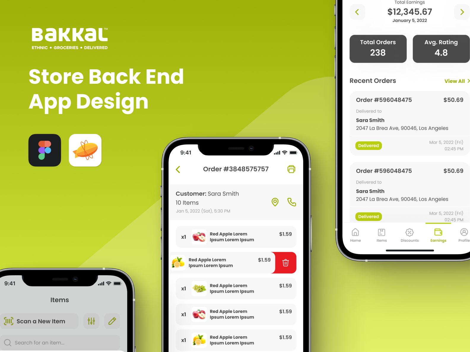 Store Back End Mobile App Design by Ana K on Dribbble