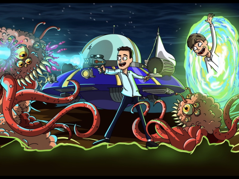 Rick and Morty Cartoon Style by Dasha Yavid on Dribbble