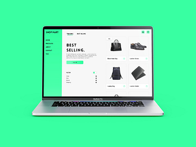 Shop Mart - Ui Design by Ali Hassan on Dribbble