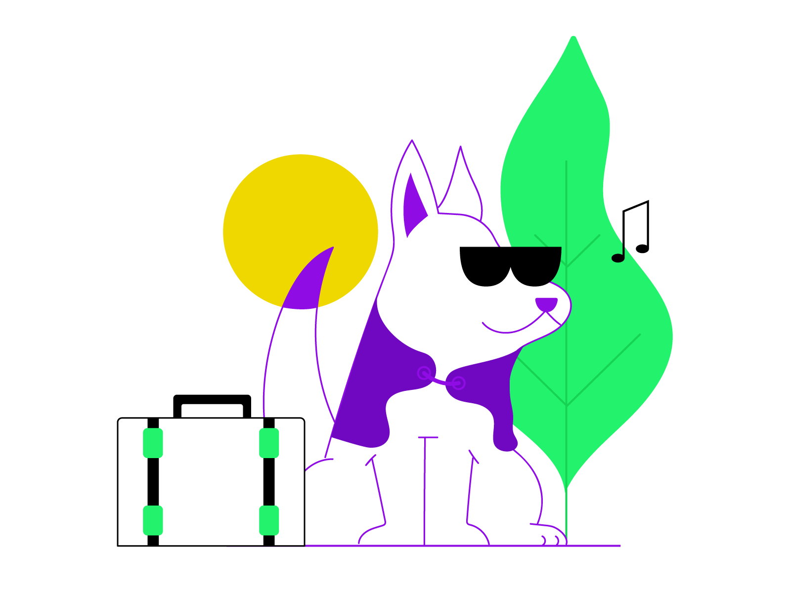 Holidog by Dené Theron on Dribbble