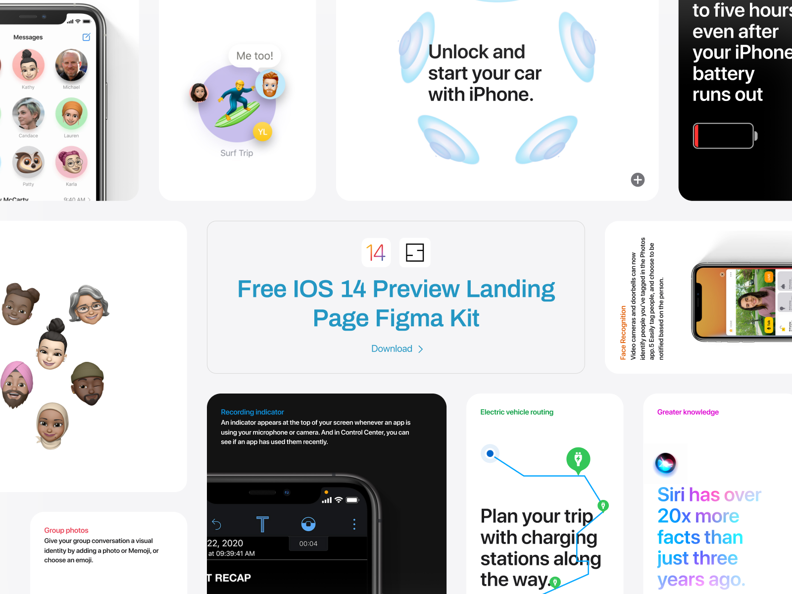 Free IOS 14 Preview Landing Page by SoftNexus on Dribbble