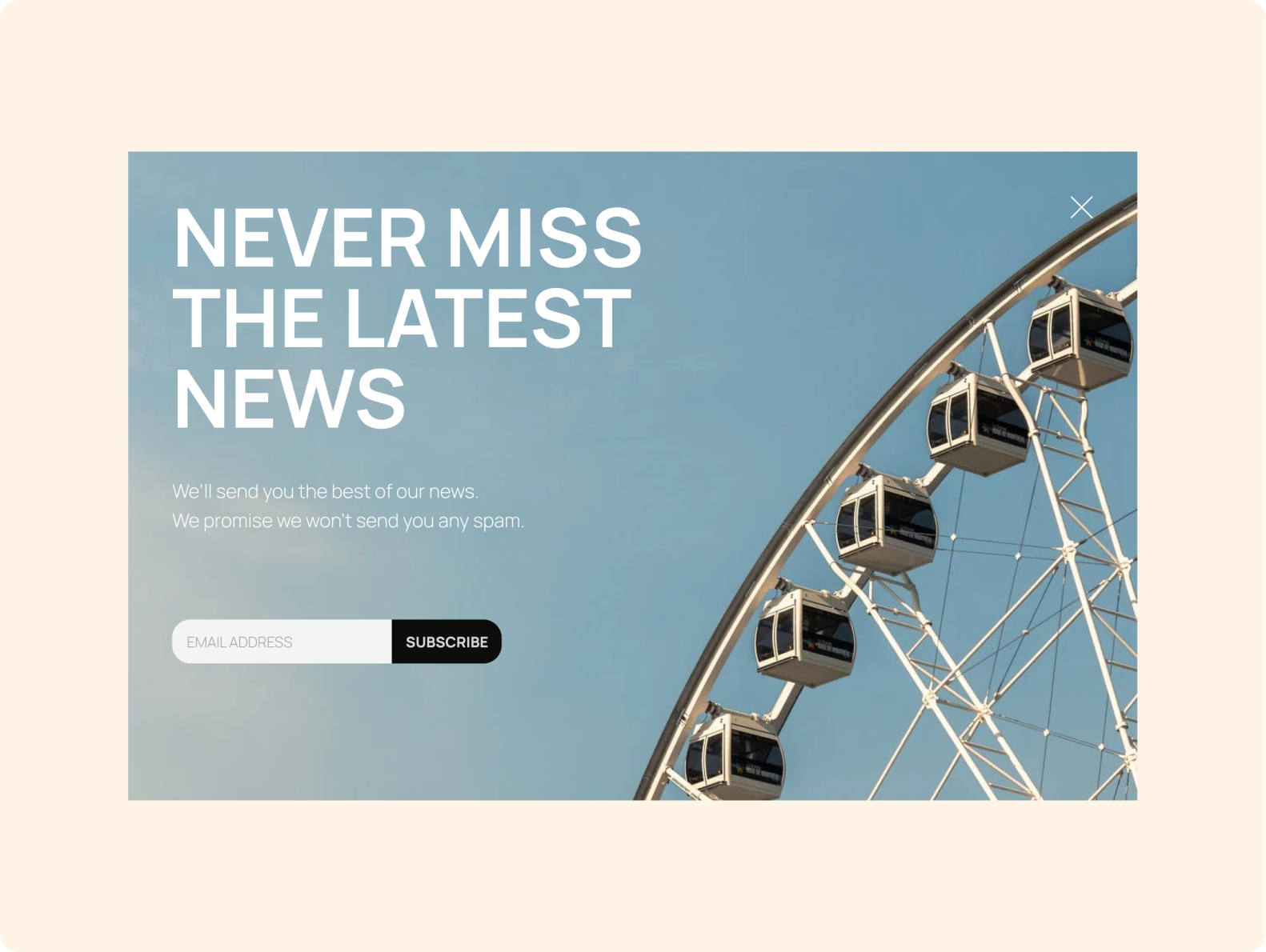 Pop-Up / Overlay by Aleksei Jekimov on Dribbble