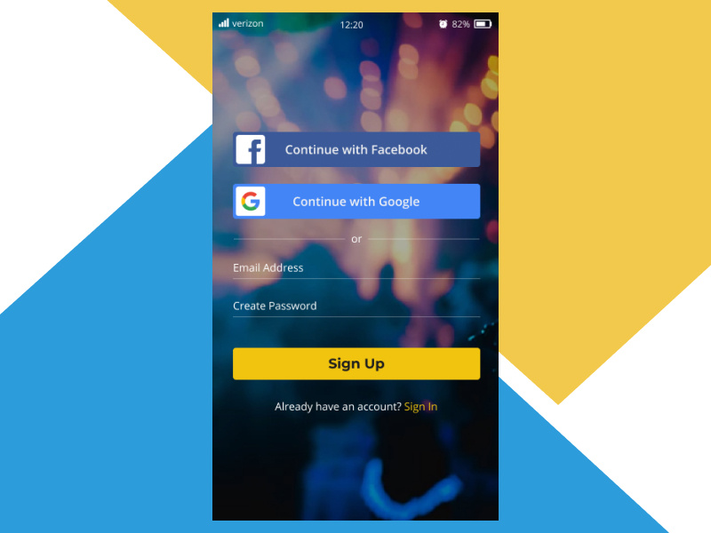 Sign Up Screen - Daily UI #001 by Roxylee Ivan - UX Design Consultant ...