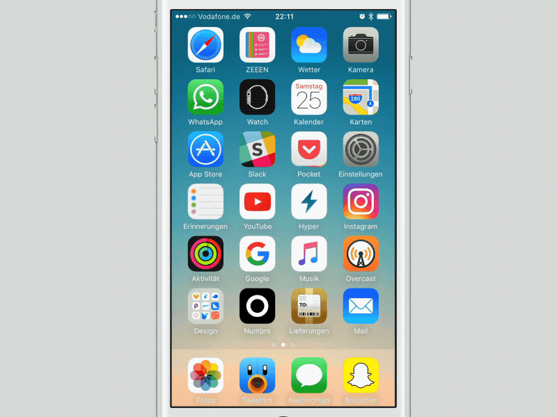 Slide-Up Menu by Eike Drescher on Dribbble