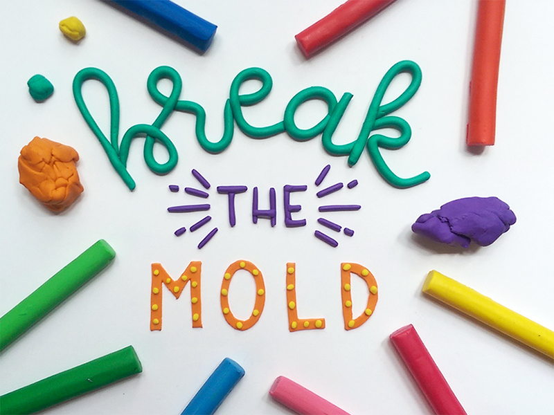 Break The Mold by Amber Share on Dribbble
