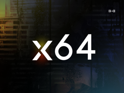 X64 LOGOTYPE by Alexander Mimrin on Dribbble