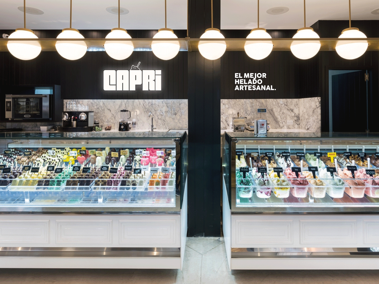 Capri | Homemade Ice Cream from Argentina by Damian Lubenfeld on Dribbble