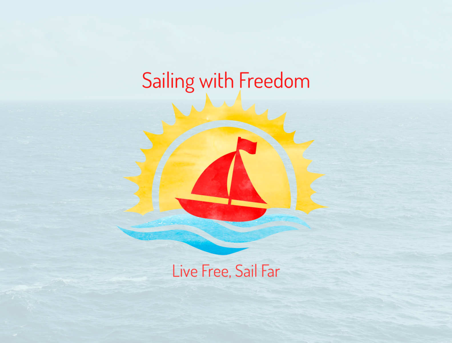 Sailing with Freedom Logo by Amber Franks on Dribbble