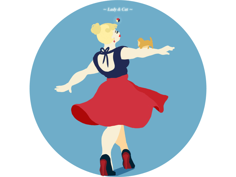 Lady Cat -07- by Weichen Wu on Dribbble