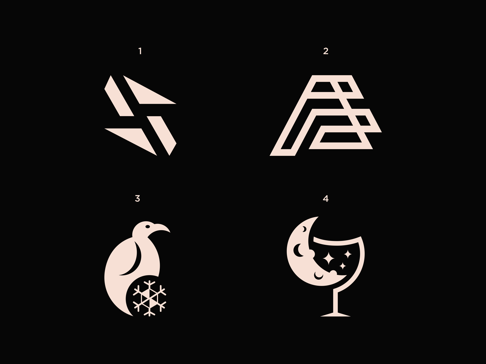 4 Logo Collection by E.George on Dribbble