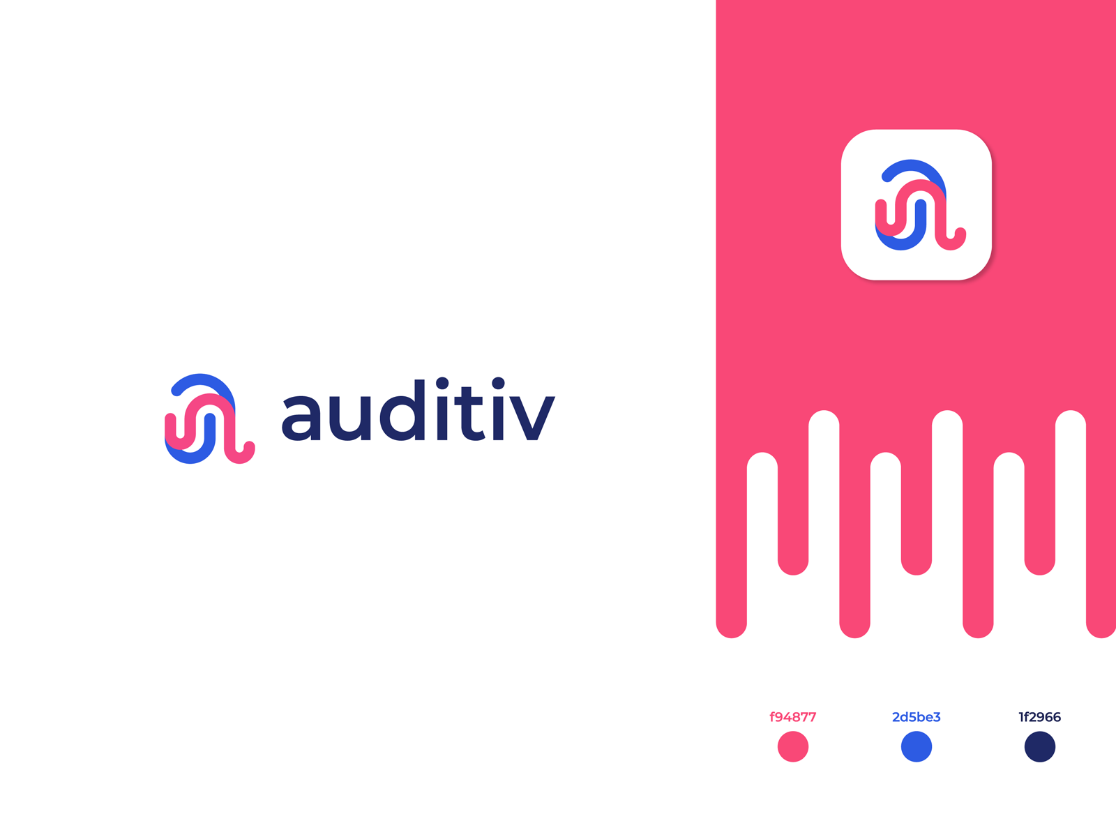 Auditiv - Logo Design by E.George on Dribbble