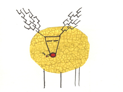 Smoking Rudolf by Nate Thomas on Dribbble