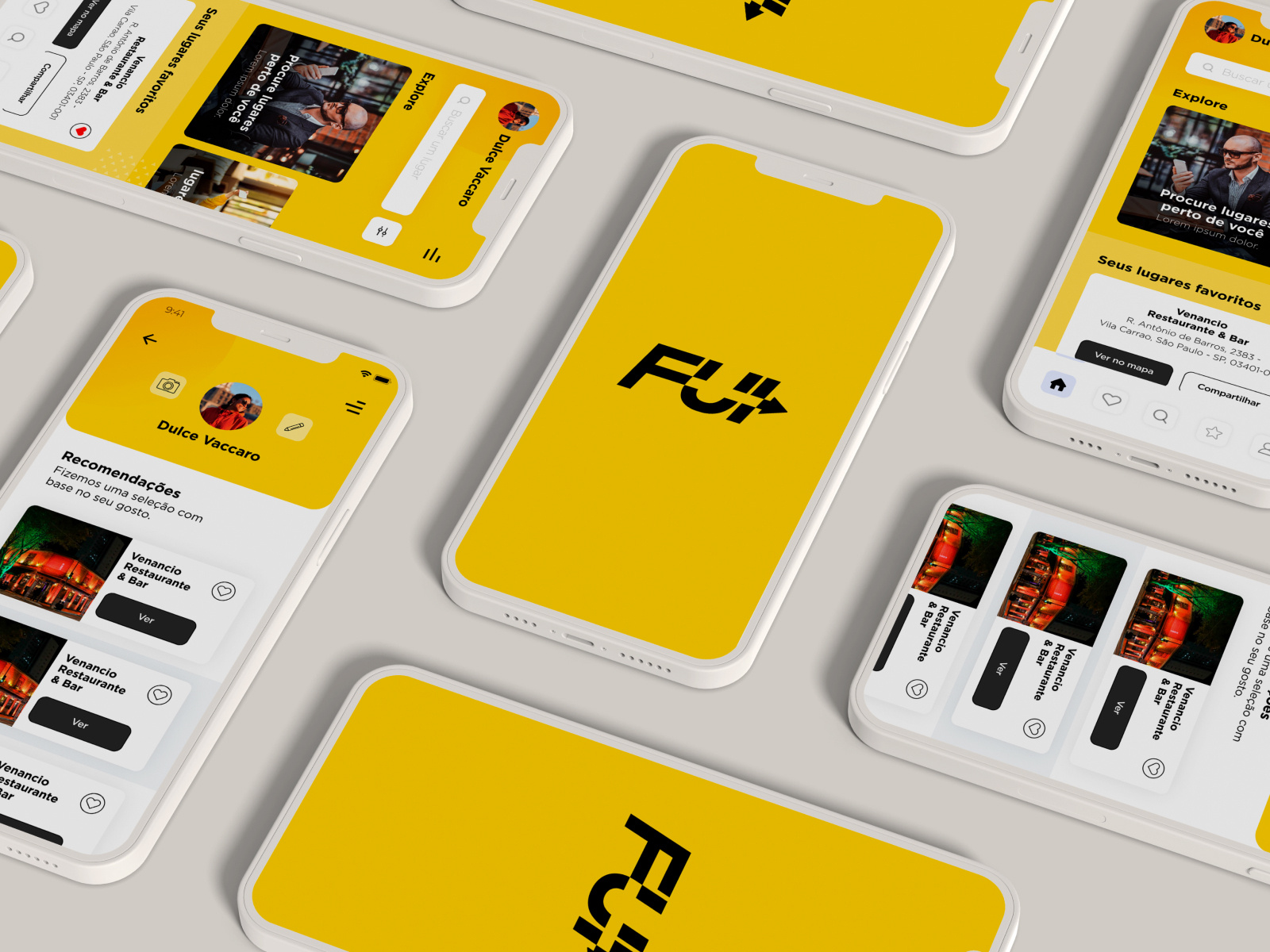 Aplicativo - FUI by Leandro Pereira Alves on Dribbble