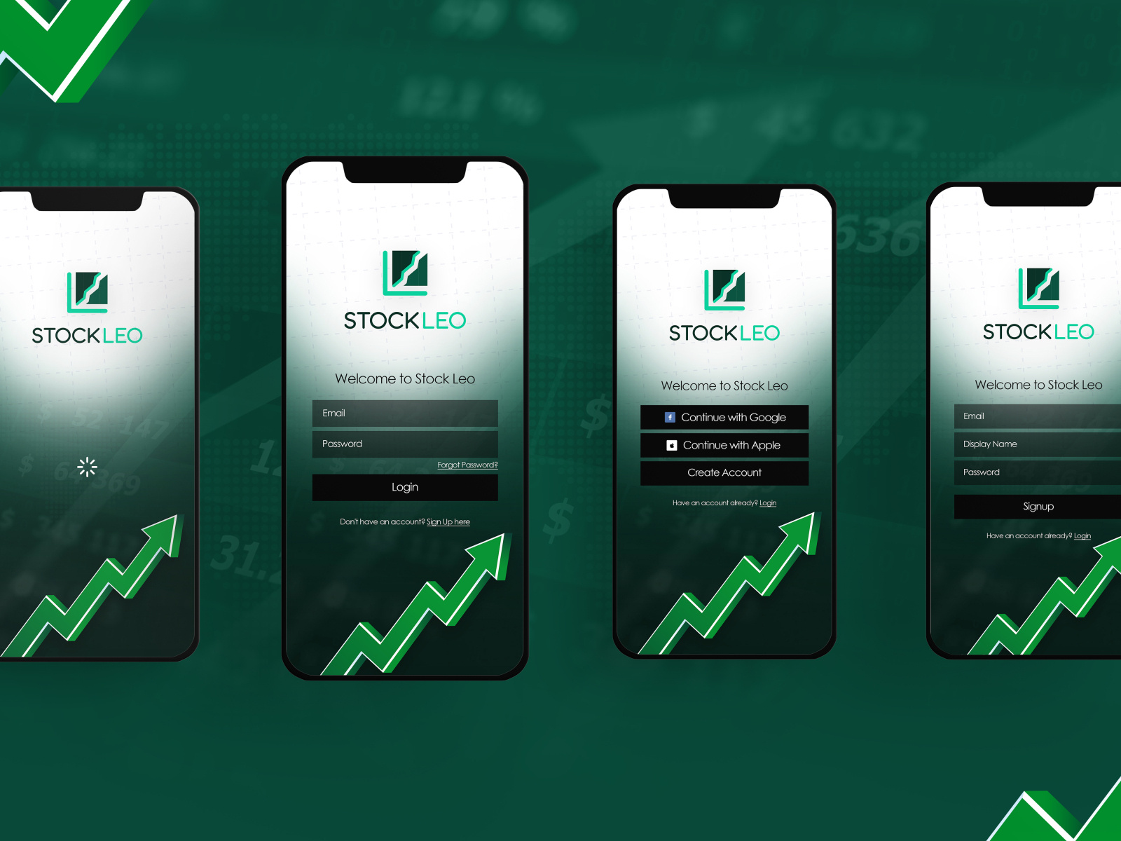 Stock App UI by Will Dark on Dribbble