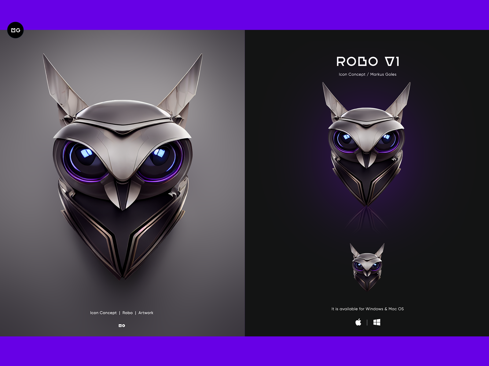 3D Icon / Robo / Owl by Markus on Dribbble