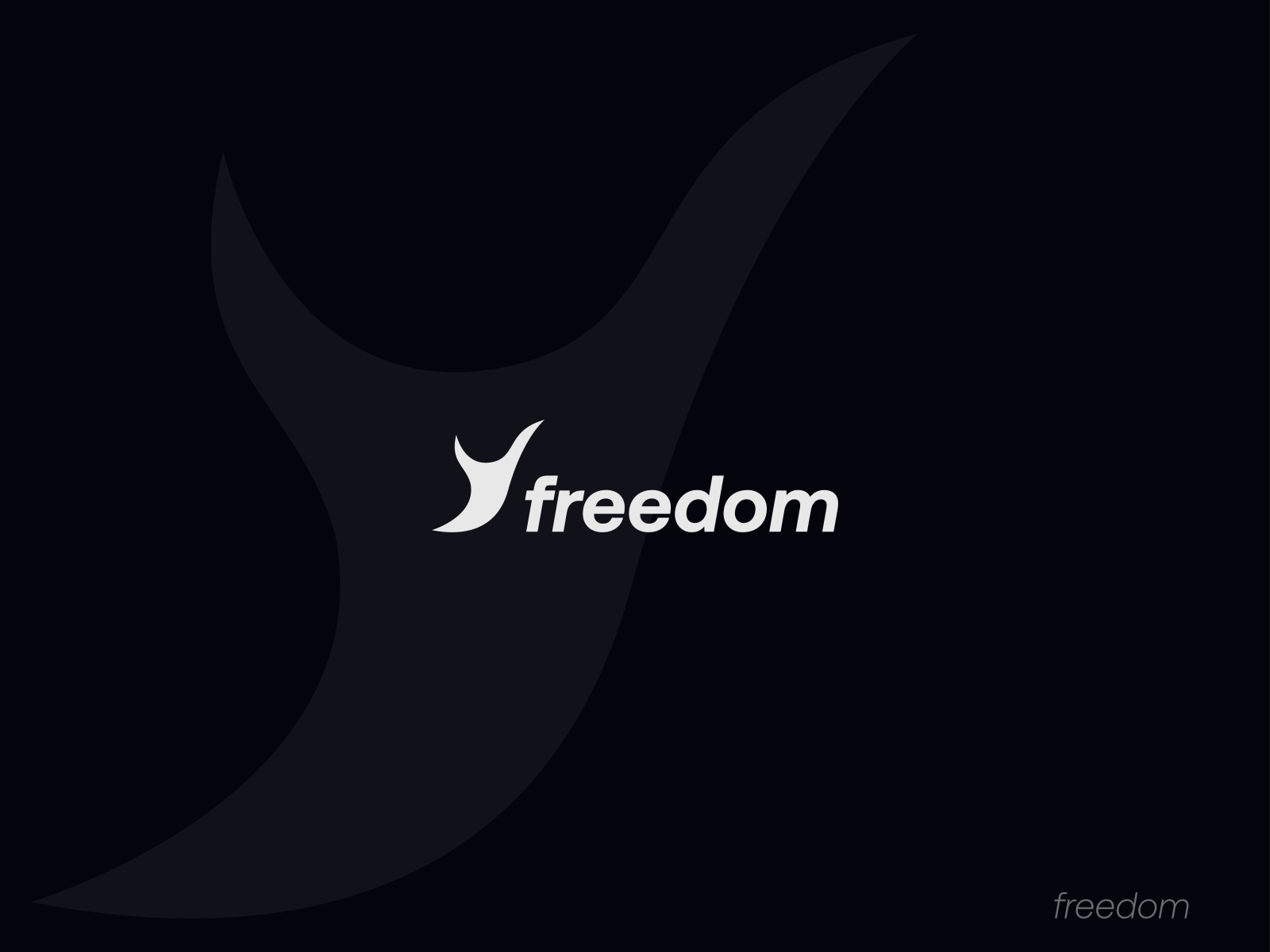 freedom logo by RS Graphics on Dribbble