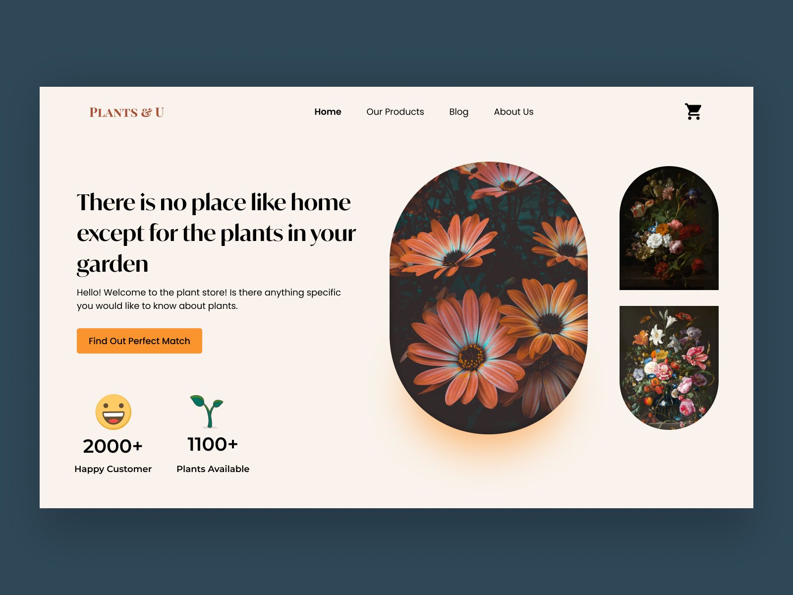 Flower Shop Website by Jay Vyas for Unpause on Dribbble