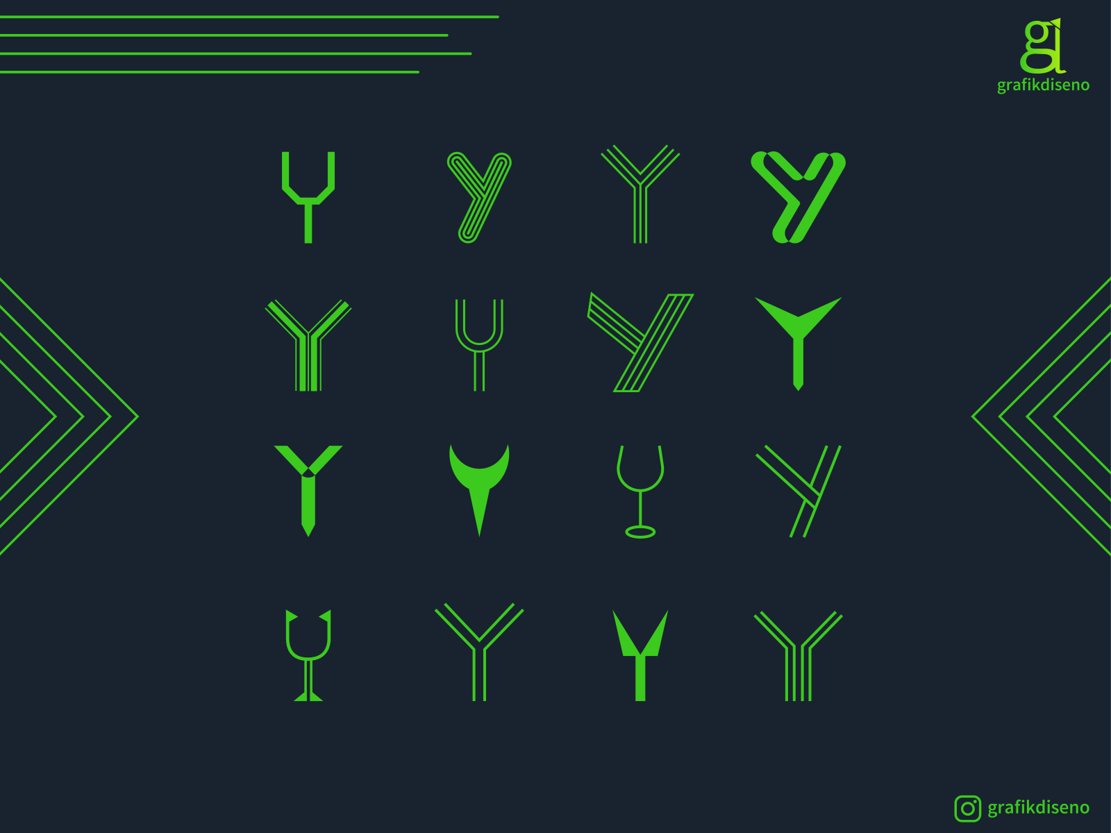 Single Letter Y by grafikdiseno on Dribbble