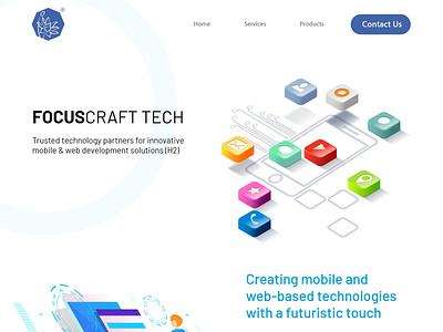 Focus Craft Tech by Priyanka on Dribbble