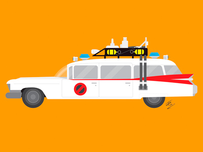 Ghostbusters car by Facundo on Dribbble