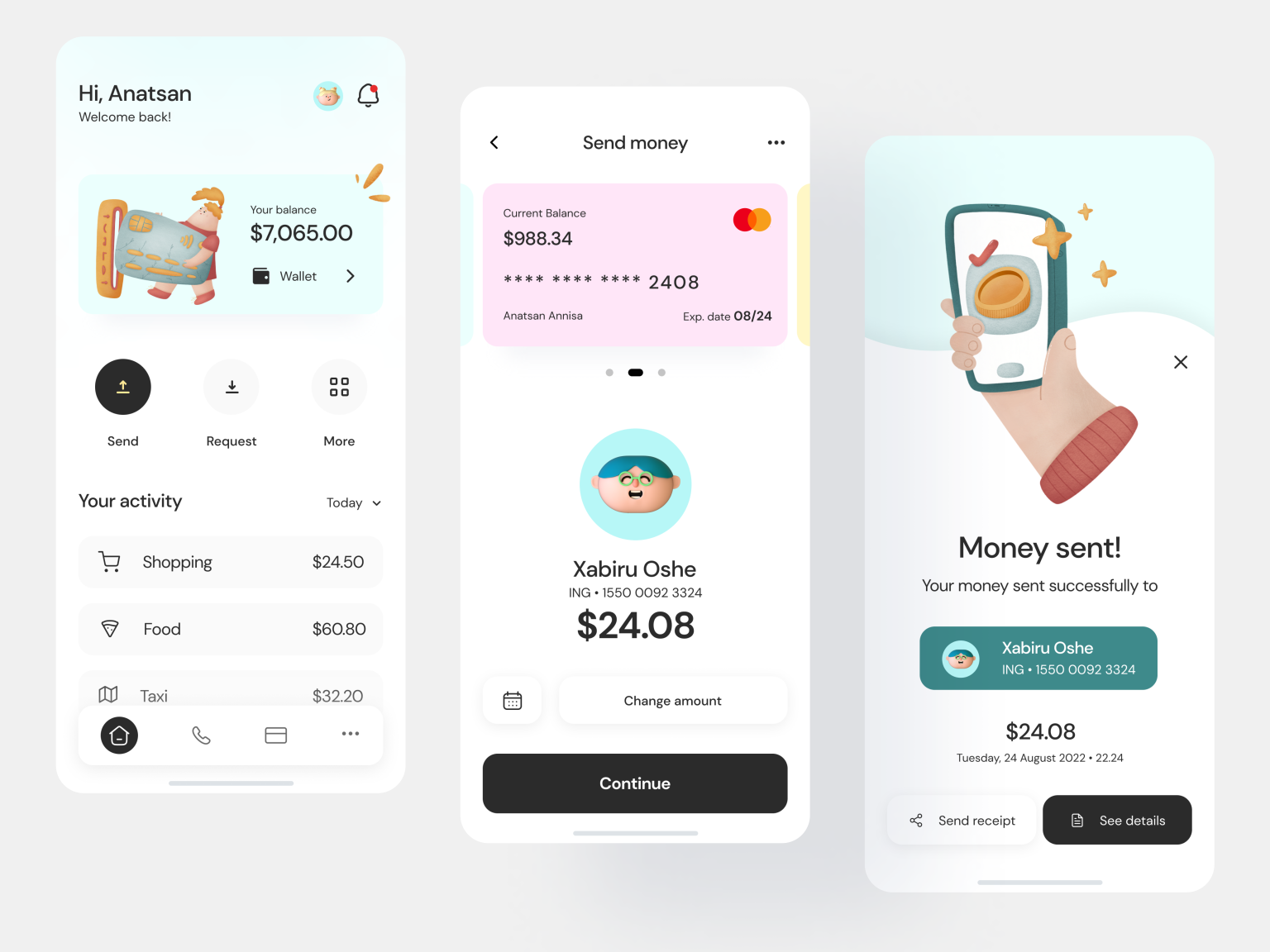 Easy Save Banking Mobile App by Azzura Samiatunnisa for Visoeal Studio ...