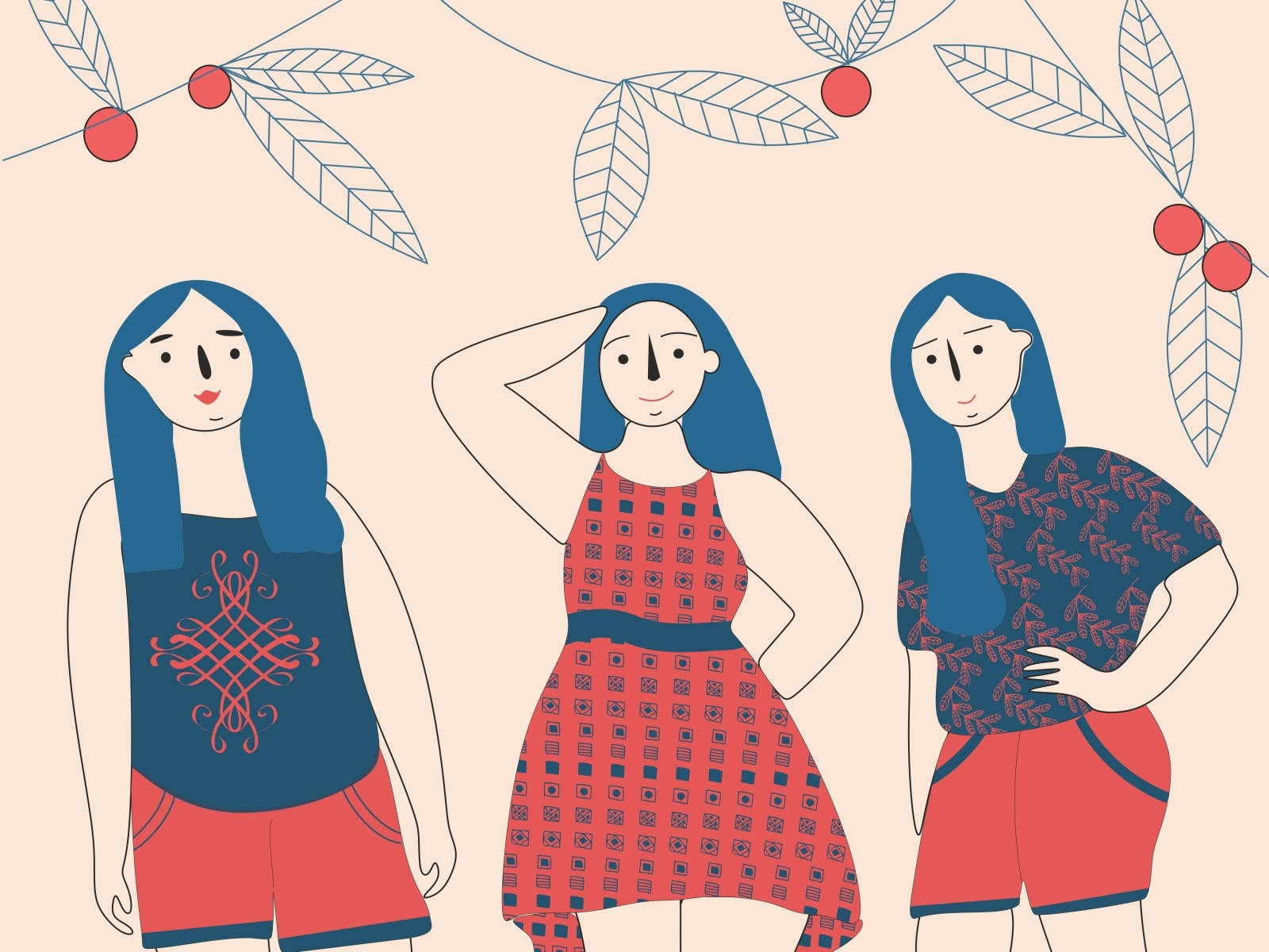 monoline drawing by Madhu Chhanda Das on Dribbble