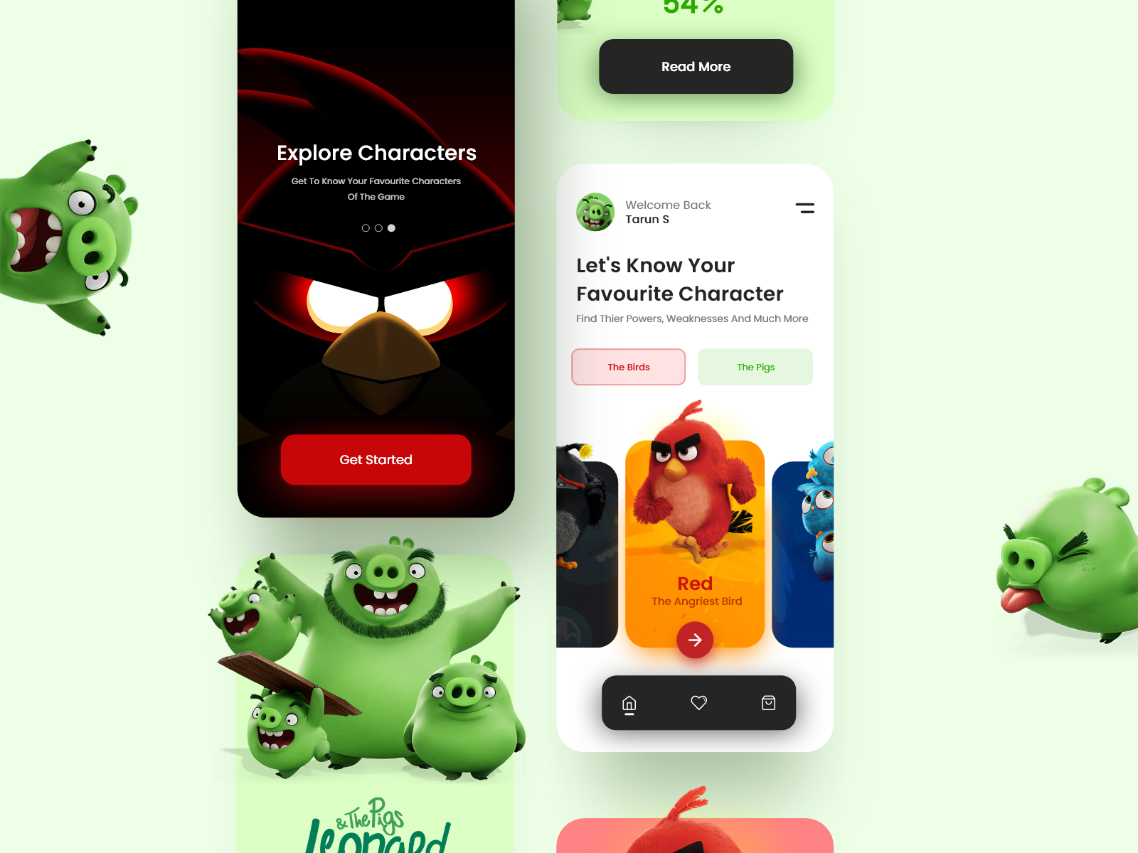 Angry Birds Guide App by Tarun Singh on Dribbble