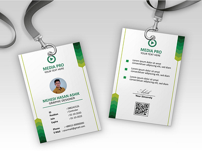 ID Card Design by Mehedi Hasan Ashik on Dribbble