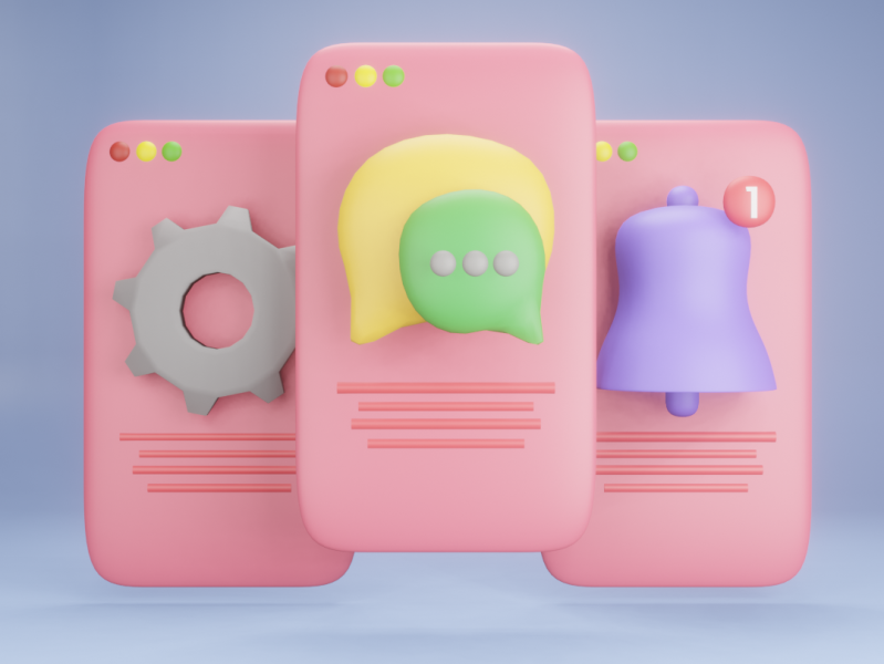 3D UI Design Illustration by fijaya bimasakti on Dribbble